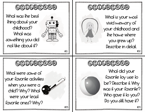 Conversation Starter Cards | Childhood | Social Skills for Middle&High ...