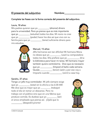 Spanish Subjunctive Worksheets Bundle: Top 5 @35% off! | Teaching Resources