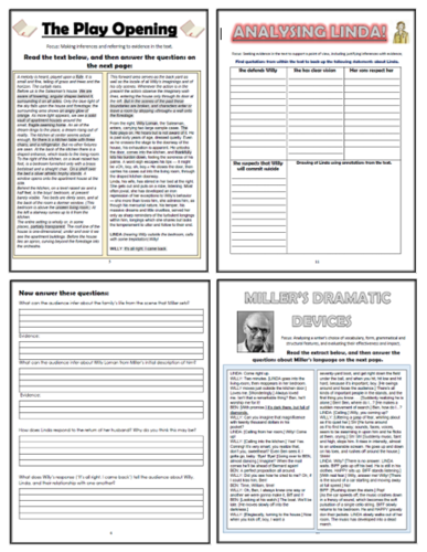 Death of a Salesman Comprehension Activities Booklet! | Teaching Resources