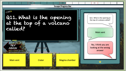 Hazards Escape Quiz - Geography | Teaching Resources