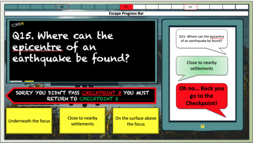 Hazards Escape Quiz - Geography | Teaching Resources