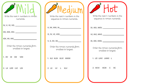 Year 4 Autumn 1 Place Value Challenge Cards | Teaching Resources