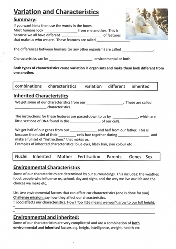 Variation | Teaching Resources