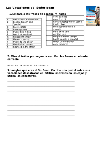 GCSE Spanish - Module 1 - Las Vacaciones | Teaching Resources