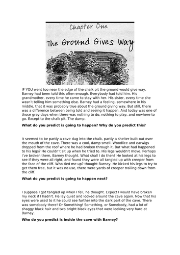 STIG OF THE DUMP KS2 - COMPREHENSION WEEKS WORTH OF READING PLANS AND ...