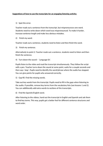 Spanish - Consequences of Climate Change | Teaching Resources