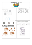 5 a day Maths Year 2 | Teaching Resources