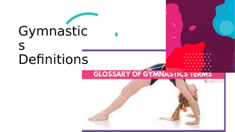 Gymnastics Terms | Teaching Resources