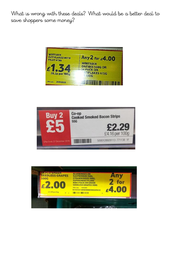 Real life money starter | Teaching Resources