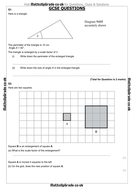Enlargements -EdExcel Revision Questions | Teaching Resources