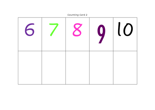 Count to 10 Resource | Teaching Resources