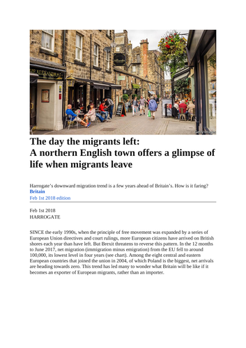 Migration Identity Sovereignty Edexcel | Teaching Resources