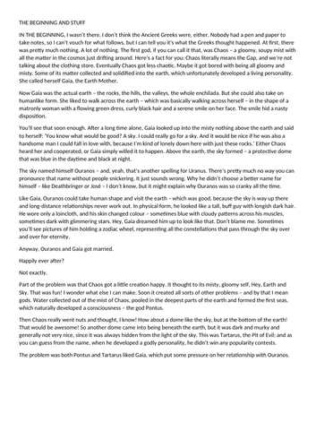 Percy Jackson and Greek Mythology: AQA Language Paper Reading and ...