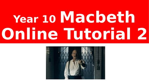 A sequence of online revision resources for 'Macbeth' | Teaching Resources