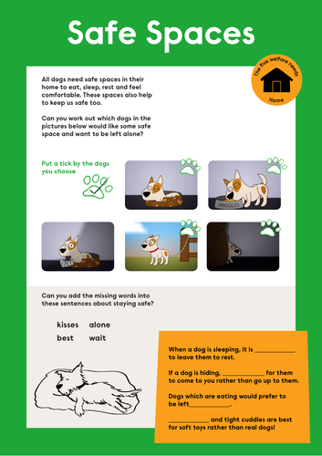 Staying safe around dogs interactive workshop | Teaching Resources