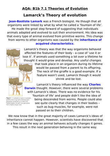 B6 Inheritance Variation And Evolution Aqa Gcse Biology 9 1