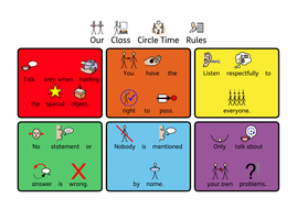 Circle Time Rules (Widgit) | Teaching Resources