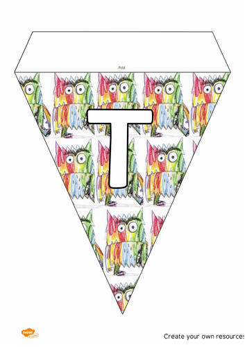 Colour Monster Lettering | Teaching Resources