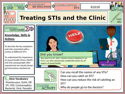 STI / STD GUM Clinics - Sexual Health | Teaching Resources