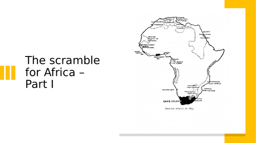International Relations 2. Scramble for Africa I | Teaching Resources