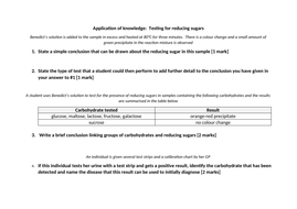 Testing for proteins, sugars, starch and lipids (OCR A-level Biology ...