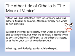 Othello Introduction | Teaching Resources
