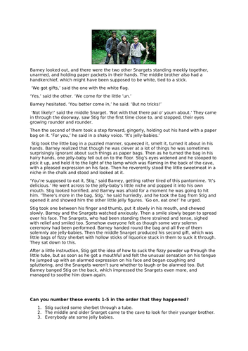 Stig of the Dump - Week of English - Direct Speech + Reading KS2 Y3 Y4 ...