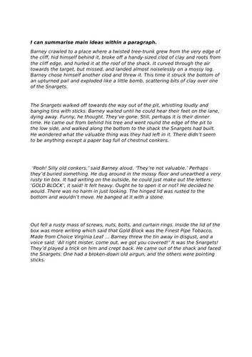 Stig of the Dump - Week of English - Direct Speech + Reading KS2 Y3 Y4 ...