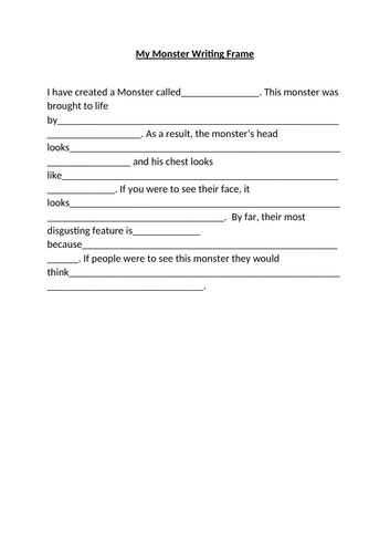 Frankenstein Play Complete Unit | Teaching Resources