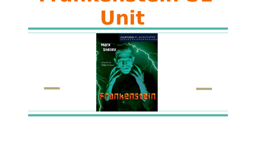 Frankenstein Play Complete Unit | Teaching Resources