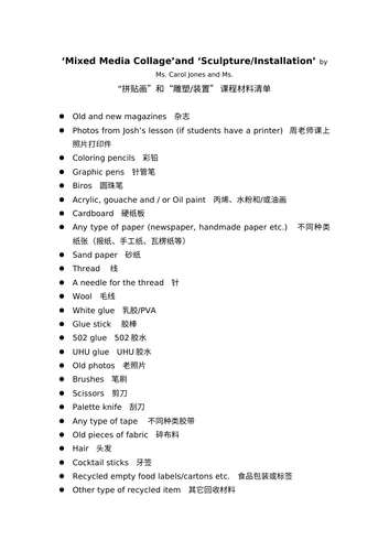 Collage. The resources are aimed at A'Level and BTEC students as an ...