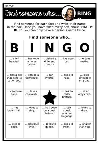 Find someone who... BINGO | Teaching Resources