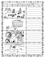 Noah's Ark Writing: Cut, sequence & retell the story World Religion ...