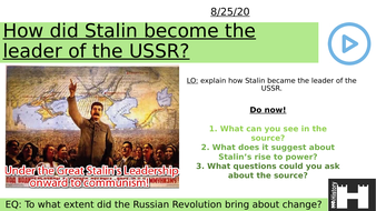 KS3 Russian Revolution Full Unit | Teaching Resources
