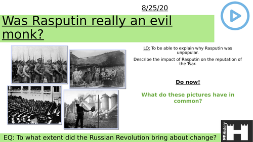 KS3 Russian Revolution Full Unit | Teaching Resources