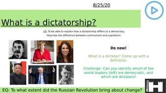 KS3 Russian Revolution Full Unit | Teaching Resources