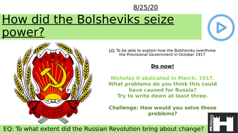 KS3 Russian Revolution Full Unit | Teaching Resources