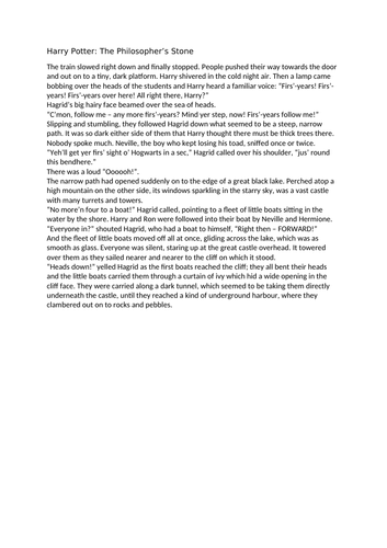 Writing Fiction | Teaching Resources