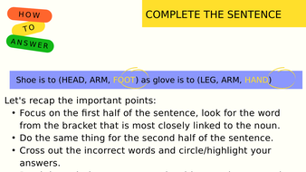 Verbal Reasoning Question Strategies How-To Guide PowerPoint | Teaching ...
