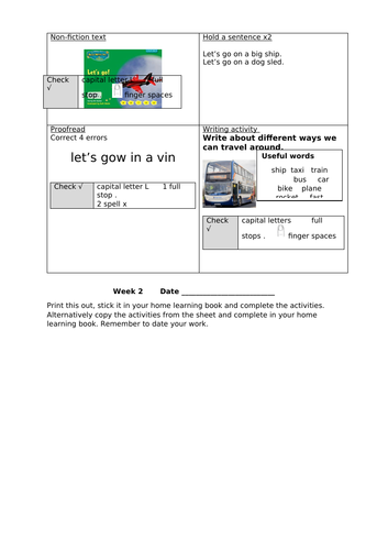 RWI Green books story 10 activity sheets | Teaching Resources