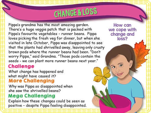 Change, grief + loss PSHE | Teaching Resources