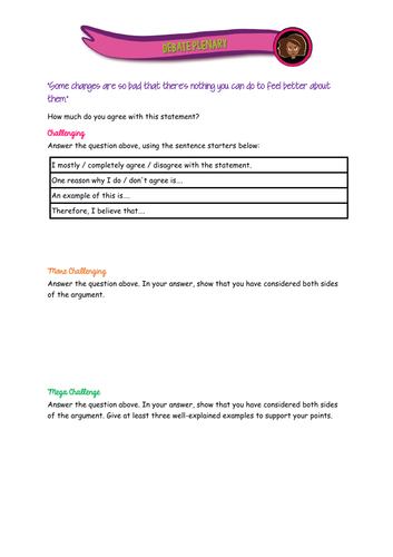 Change, grief + loss PSHE | Teaching Resources