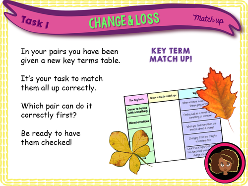 Change, grief + loss PSHE | Teaching Resources