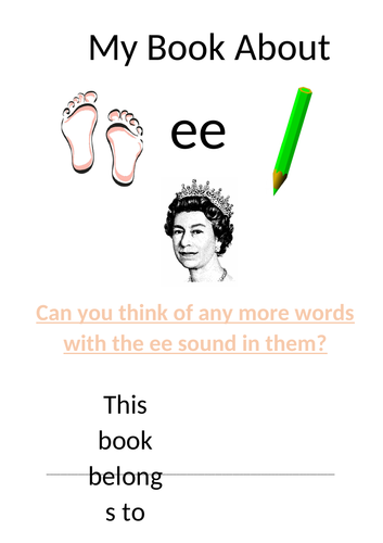 Phonics resources to teach children all the Phase 3 Vowel Digraphs ...