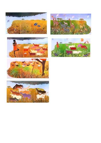 Bringing The Rain To Kapiti Plain Story Ordering Cards | Teaching Resources