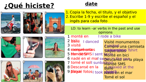 Year 8 Spanish - Module 1 - Viva 2 - Las Vacaciones | Teaching Resources