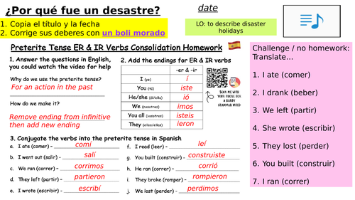 Year 8 Spanish - Module 1 - Viva 2 - Las Vacaciones | Teaching Resources