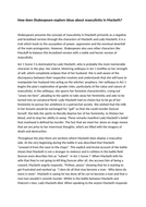 Masculinity in Macbeth - Sample Essays | Teaching Resources