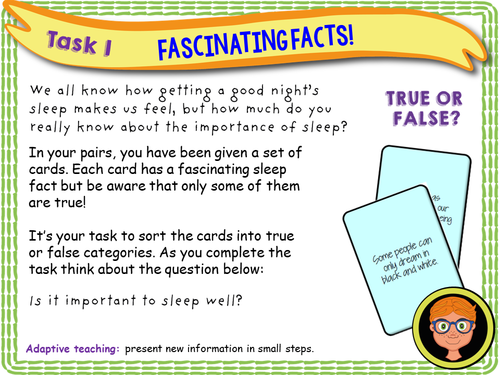 Sleep Hygiene | Teaching Resources