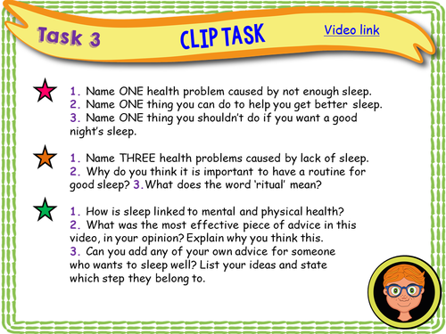 Sleep Hygiene | Teaching Resources